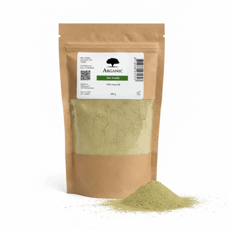 Sidr Poeder – 100% Natuurlijk Ziziphus Mauritiana Blad